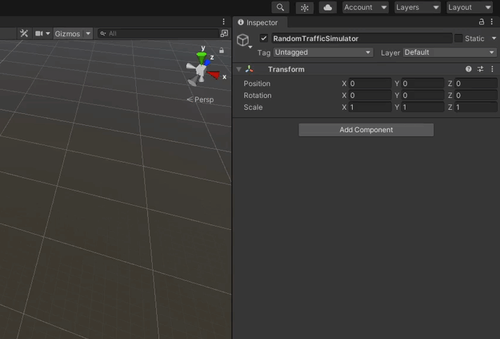 Add Random Traffic - AWSIM document